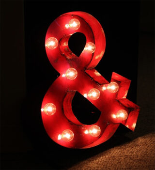 Vintage Marquee Letters | BespokeBug