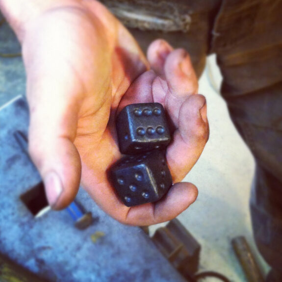 Forged Metal Dice | BespokeBug