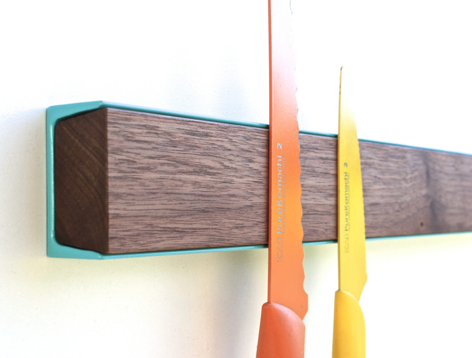 Magnetic Walnut Knife Rack | BespokeBug